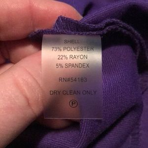 Ivanka Trump | Dresses | Ivanka Trump Royal Purple Flattering Dress ...